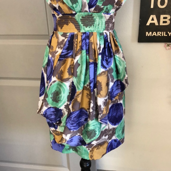 BCBGMaxAzria | Dresses | Stunning Bcbg Silk Cocktail Dress | Poshmark
